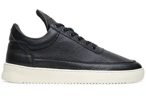 Filling Pieces Low Top Grain Leather Sneakers