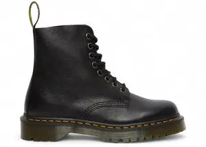 Dr. Martens 1460 Bex Pisa Leather Lace-up Boots - Black