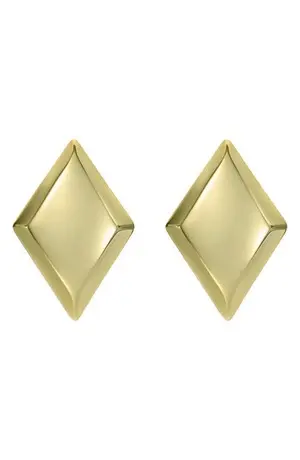 Ted Baker London Georgie Diamond Shape Stud Earrings - Gold Tone