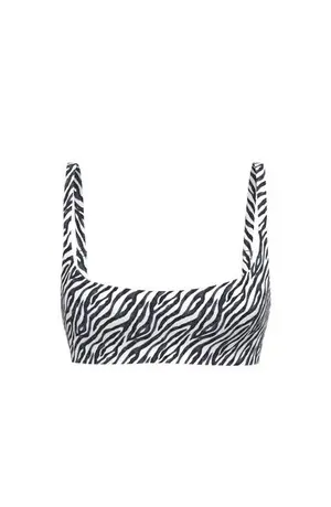 VITALITY Cloud Ii Petite Scoop Bra - Zebra Print