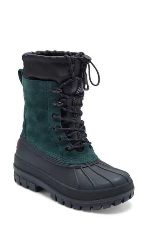 Hunter Skylar Waterproof Boots - Dark Green