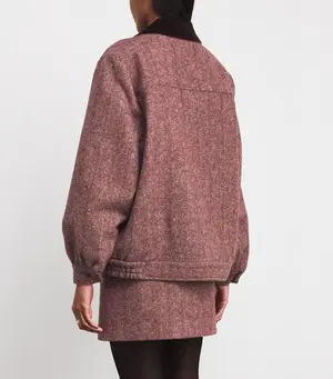 BLAZÉ MILANO Virgin Wool Cleo Bomber Jacket