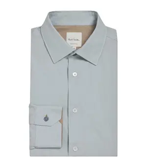 Paul Smith Cotton Long-sleeve Shirt - Blue