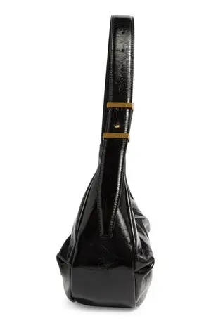 Rag & Bone Hudson Leather Hobo Bag - Black