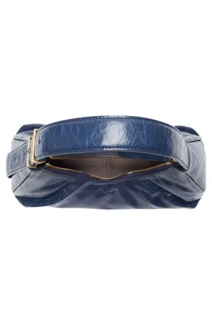 Rag & Bone Hudson Leather Hobo Bag - Blue