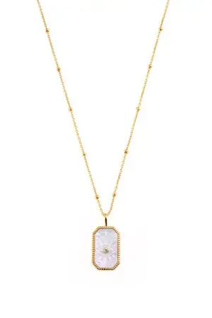 ARTE NOVA JEWELLERY Nisheye Necklace - Silver Gold Plated