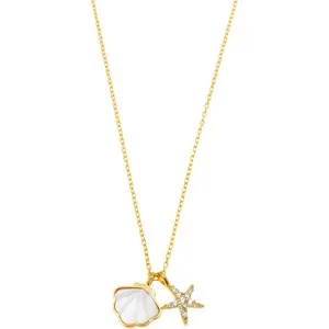ARTE NOVA JEWELLERY Sea Necklace - Silver Gold Plated