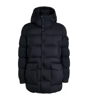 Moncler Down Bretagne Puffer Jacket - Blue