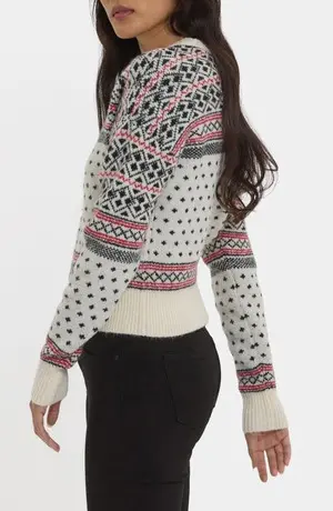 NYDJ Fair Isle Crewneck Sweater