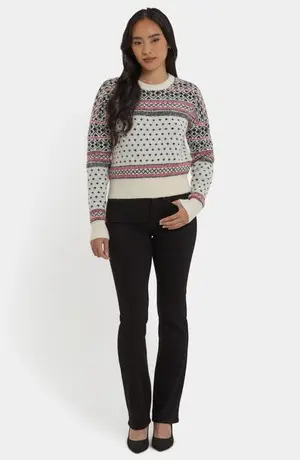NYDJ Fair Isle Crewneck Sweater