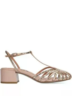 BIBI LOU Crystal-embellished T-bar Sandals