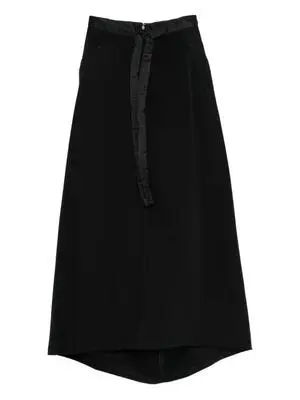 Y3 Padded-detail Maxi Skirt
