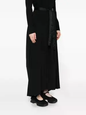 Y3 Padded-detail Maxi Skirt