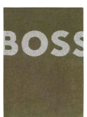 BOSS Logo-embroidered Beach Towel