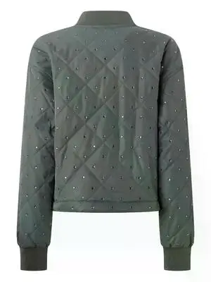 Pinko Quilted Embellished Bomber Jacket