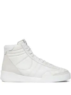 COURREGES Padded Leather High-top Sneakers