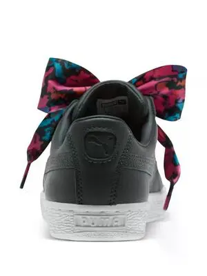 PUMA Satin-bow Leather Sneakers