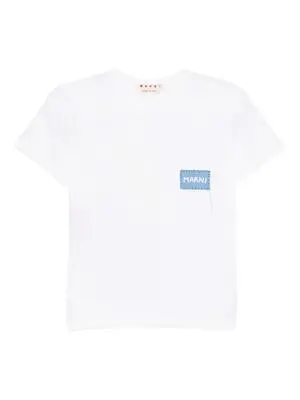 Marni Logo-patch T-shirt - White