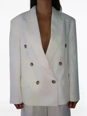 VICOLO Double-breasted Button Blazer