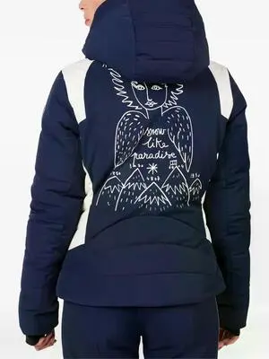 Rossignol X Jcc Graphic-print Down Jacket - Blue