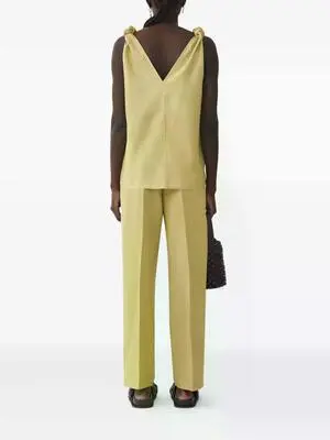Fabiana Filippi Sleeveless V-neck Top - Yellow