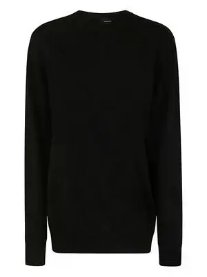 Wardrobe.NYC Crew-neck Wool Sweater - Black