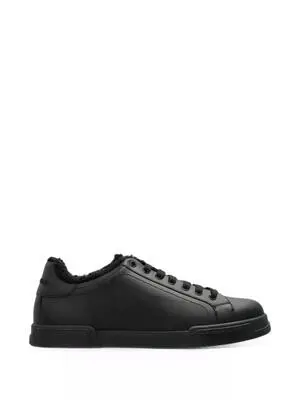 Dolce & Gabbana Portofino Light Calfskin Sneakers - Black