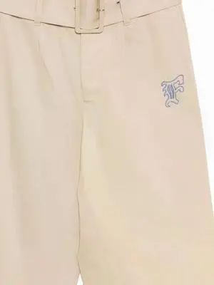 Facetasm Logo-embroidered Trousers - Neutrals