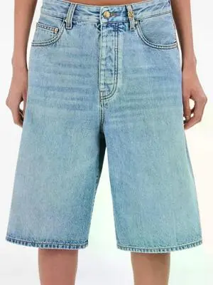 Amiri Knee-length Denim Shorts