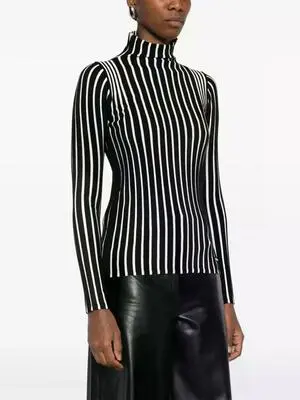 TWINSET Ribbed Stripe Top