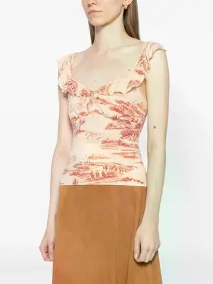 REFORMATION Lemmy Tank Top - Neutrals