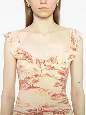REFORMATION Lemmy Tank Top - Neutrals
