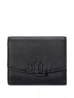Ralph Lauren Logo-patch Leather Wallet - Black