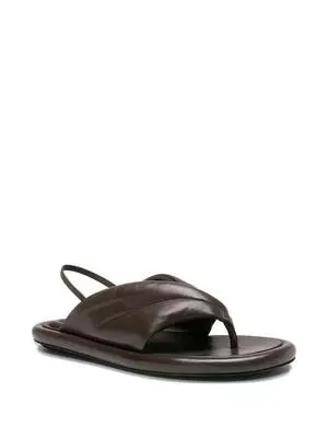 Officine Creative Padded Leather Slingback Sandals