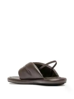 Officine Creative Padded Leather Slingback Sandals