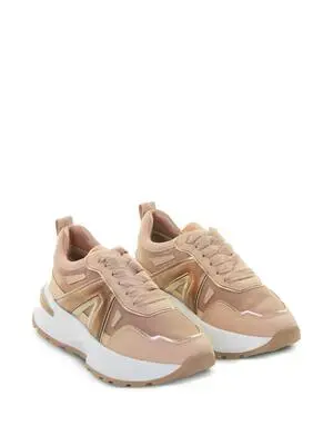 ALEXANDER SMITH Metallic Panelled Sneakers