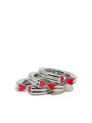 Bimba Y Lola Heart-detail Multi-ring