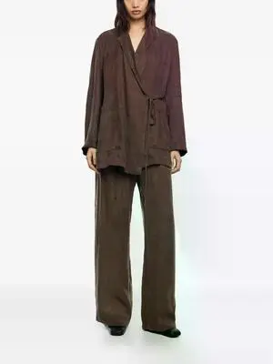 Bimba Y Lola Wrap-front Pocket Jacket