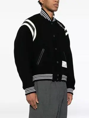 Mihara Yasuhiro Logo-embroidered Bomber Jacket