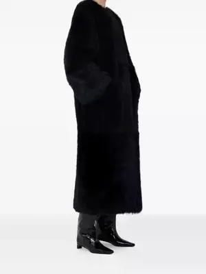 Loulou De Saison Shearling Panelled Coat