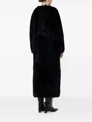 Loulou De Saison Shearling Panelled Coat
