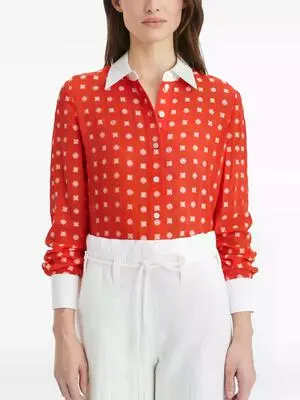 Tory Burch Dot-print Blouse