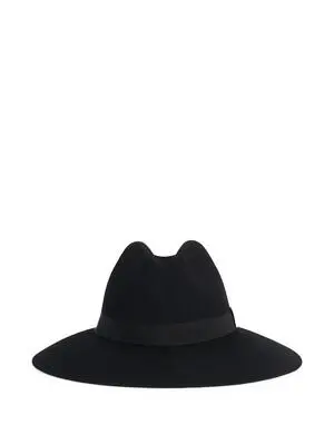 FAY Wide-brimmed Fedora - Black