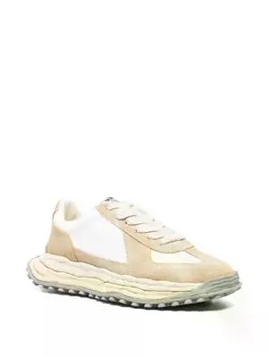 Mihara Yasuhiro Paneled Design Sneakers - White