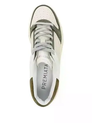 Premiata Leather Panelled Sneakers