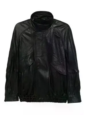 Nour Hammour Ariste Leather Jacket - Black