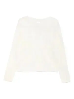 Liu Jo Cable-knit Cropped Sweater