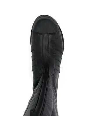 Y3 Adidas Zip-front Platform Boots