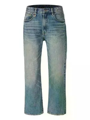 R13 Embroidered-pocket Jeans