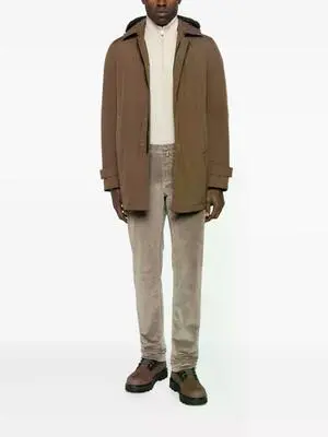 Herno Hooded Jacket - Brown
